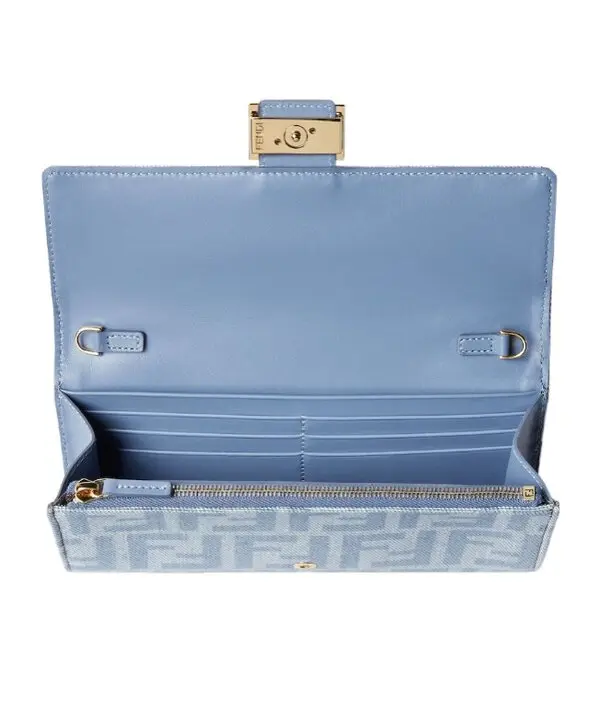 Fendi Baguette Chained Continental Wallet