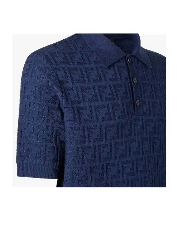 Fendi Logo Detailed Short-sleeved Polo Shirt