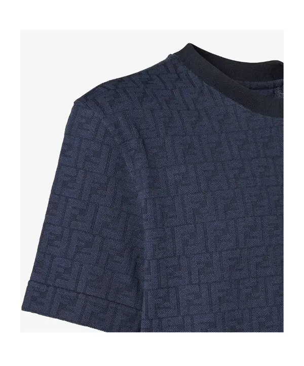 Fendi Logo Detailed Crewneck T-shirt