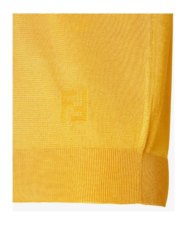 Fendi Short Sleeved Striped Polo Shirt - Multicolour