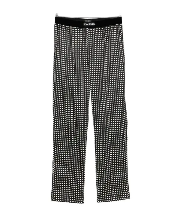 TOM FORD Polka Dot Pyjama Trousers - Black