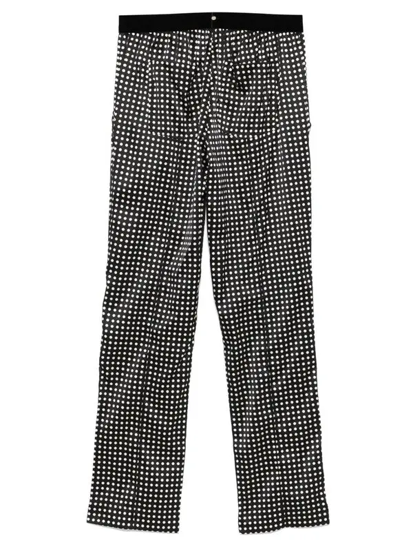 TOM FORD Polka Dot Pyjama Trousers - Black