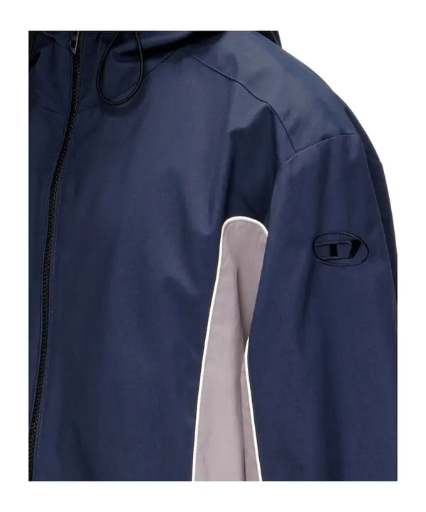 DIESEL® J-hives-dgam Hooded Jacket With Color-blocking