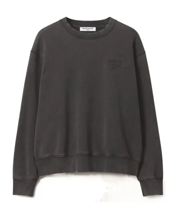Maison Kitsuné Logo Crewneck Sweatshirt