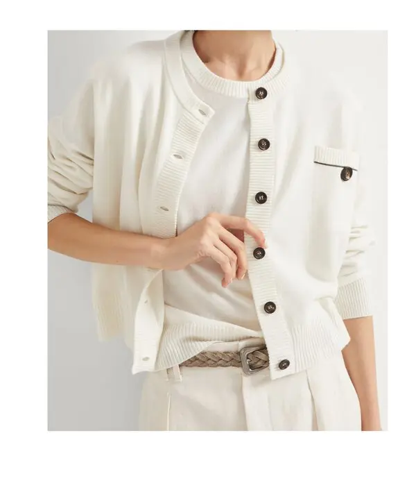 Brunello Cucinelli Long-sleeved Cashmere Cardigan