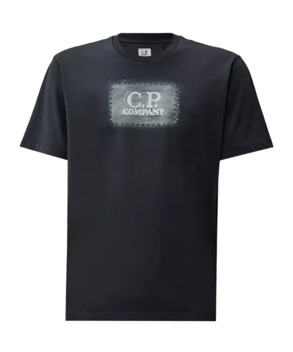 C.P. COMPANY Logo Patch Short Sleeve T-shirt