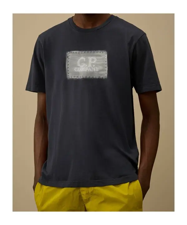 C.P. COMPANY Logo Patch Short Sleeve T-shirt