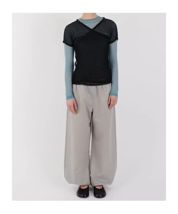 Paloma Wool Elastic Waist Loose Flared Trousers