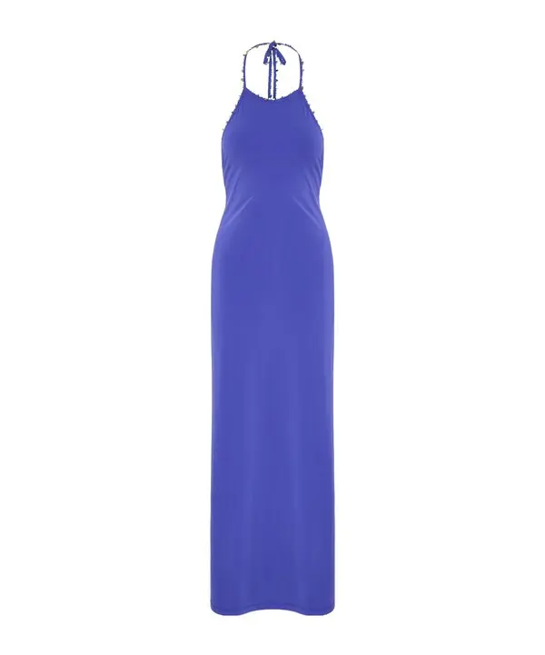 Christopher Esber Embellished Halterneck Maxi Dress
