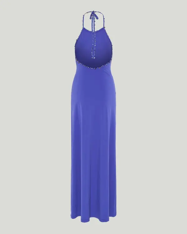 Christopher Esber Embellished Halterneck Maxi Dress
