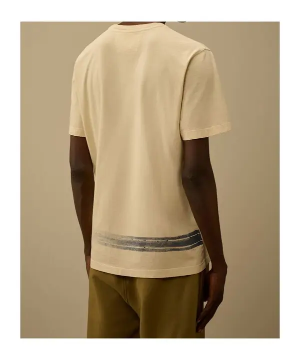 C.P. COMPANY Logo Printed Crewneck T-shirt