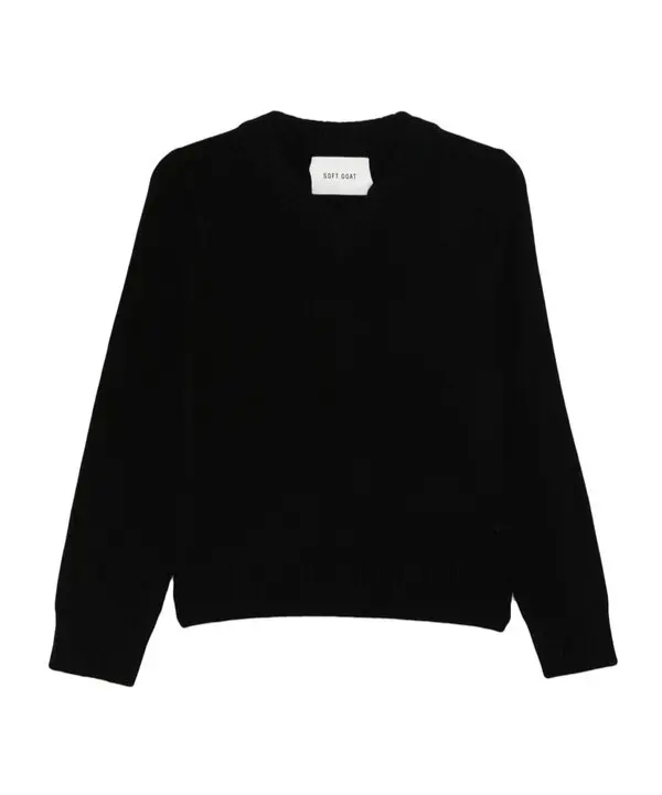 Soft Goat Long-sleeve V-neck Sweater