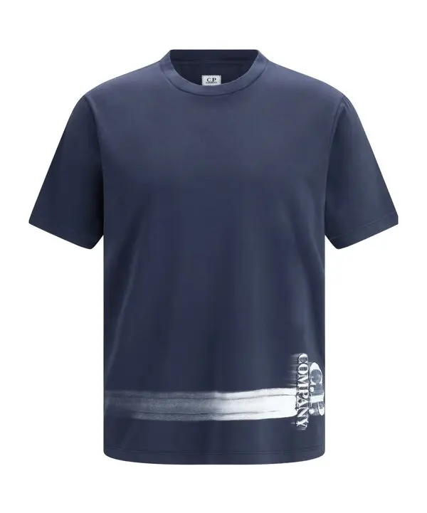 C.P. COMPANY Logo Printed Crewneck T-shirt