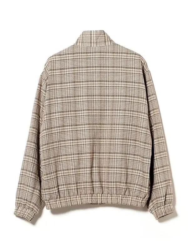 Auralee Plaid Long Sleeve Casual Jacket