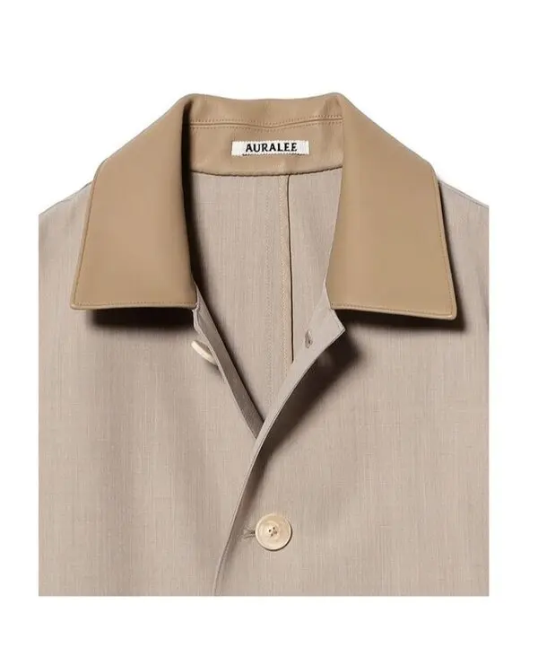 Auralee Long-sleeved Casual Jacket With Classic Collar