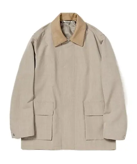 Auralee Long-sleeved Casual Jacket With Classic Collar