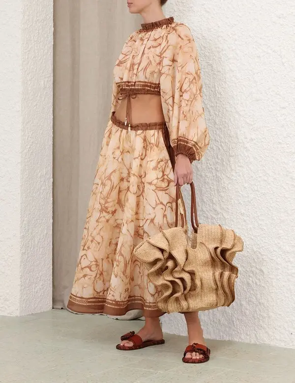 Zimmermann Indra Bodice Top - Nude