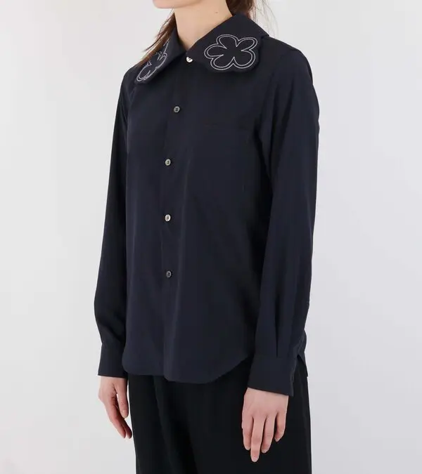 Comme Des Garçons Flower Collar Shirt