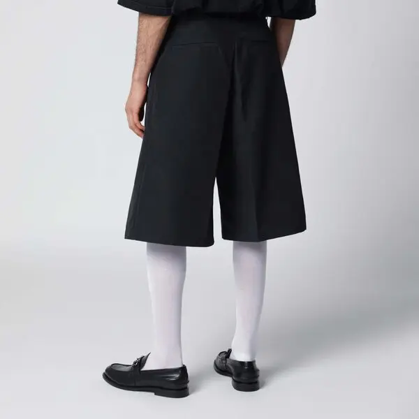 WILLY CHAVARRIA Chilango Pleated Shorts - Black