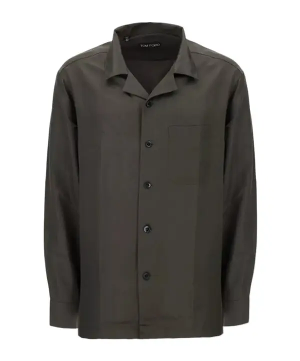 TOM FORD Silk Camp-collar Shirt