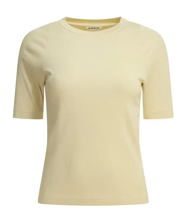 Auralee Raglan Sleeve Crewneck T-shirt - No