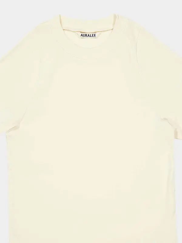 Auralee Raglan Sleeve Crewneck T-shirt - No