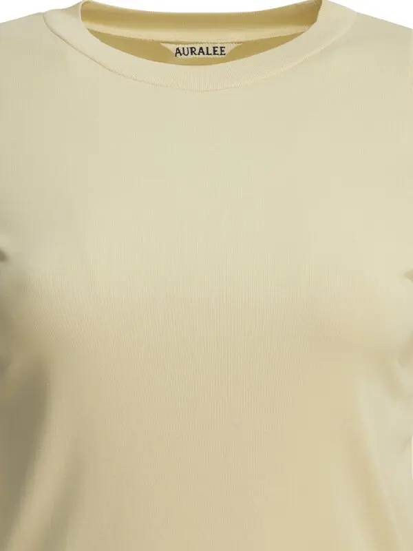 Auralee Organic Cotton Crewneck T-shirt