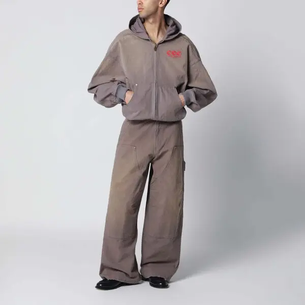 WILLY CHAVARRIA Ccc Vintage-effect Hooded Jacket