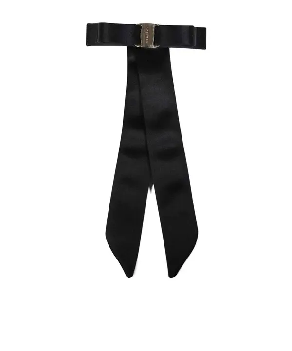 FERRAGAMO Vara Bow Hair Clip - Black