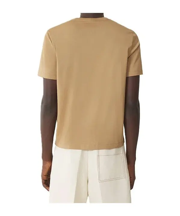 LANVIN Crewneck Logo-print T-shirt