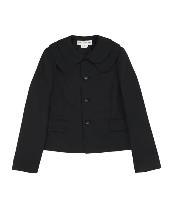 Comme Des Garçons Double Collar Wool Blazer