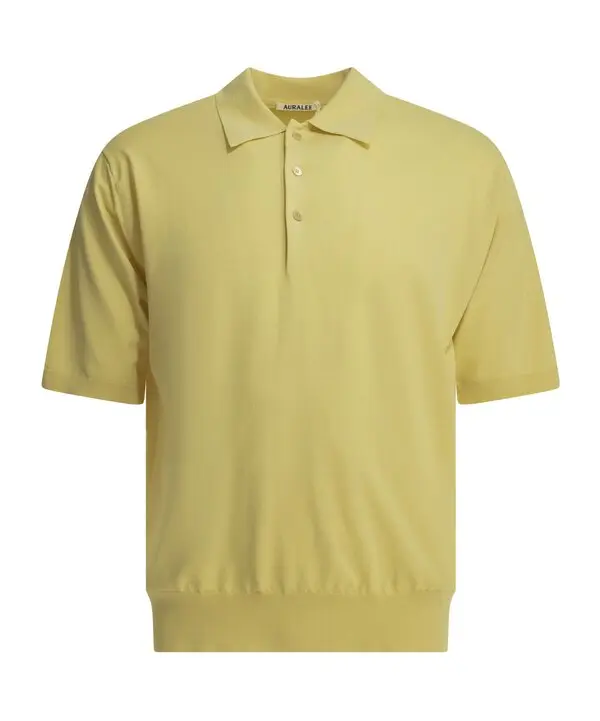 Auralee Short-sleeve Polo Shirt