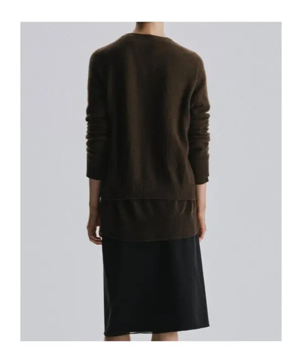 THE ROW Ovida Baby Cashmere V-neck Cardigan