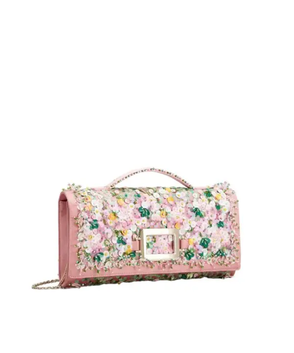 ROGER VIVIER Belle Vivier Sequined Clutch