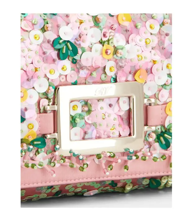 ROGER VIVIER Belle Vivier Sequined Clutch