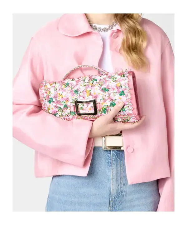 ROGER VIVIER Belle Vivier Sequined Clutch