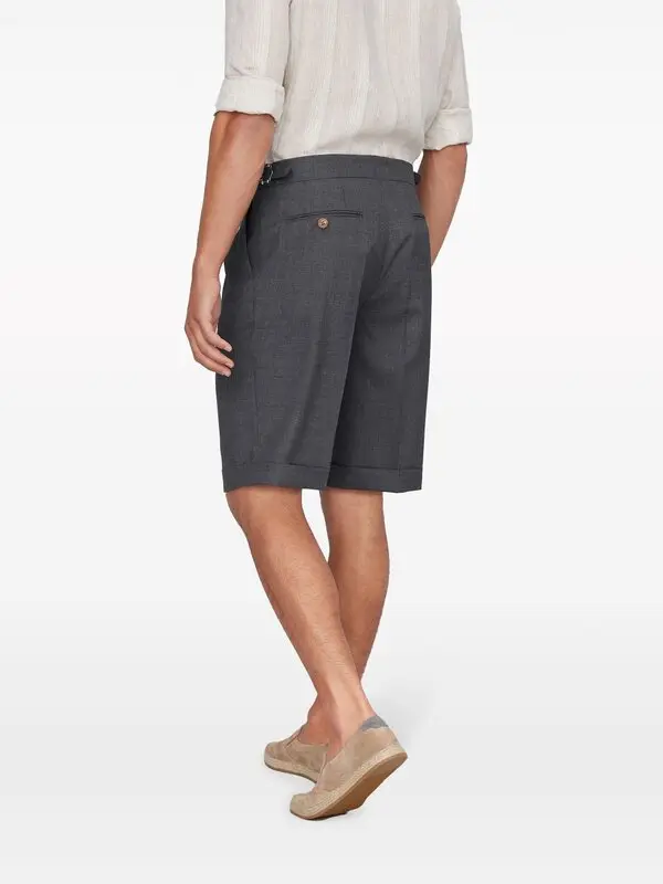 Brunello Cucinelli Wool Tailored Bermuda Shorts