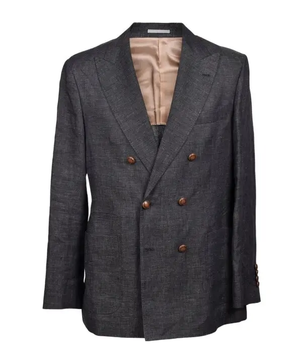Brunello Cucinelli Double-breasted Button Blazer