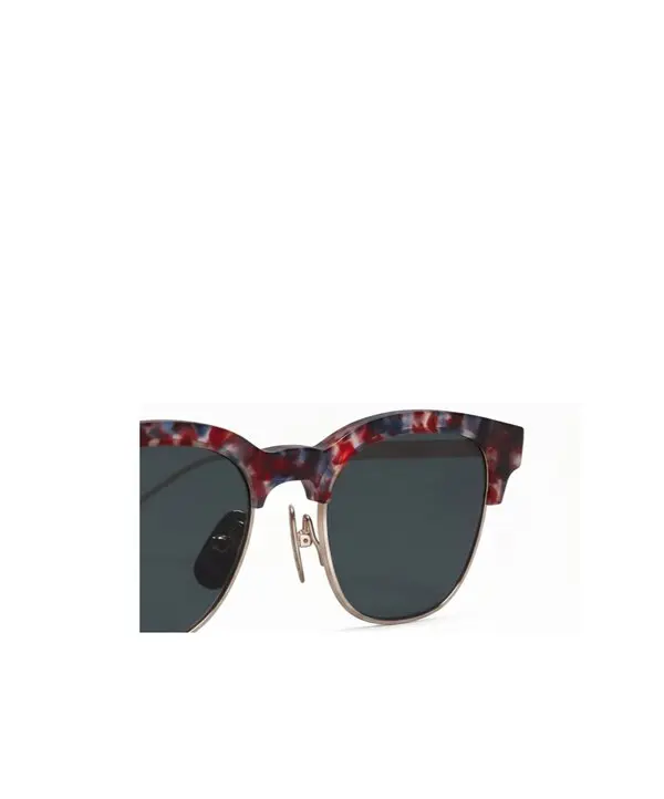 Thom Browne Patterned Browline Sunglasses