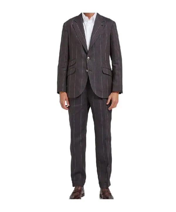 Brunello Cucinelli Long-sleeved Suit - Black