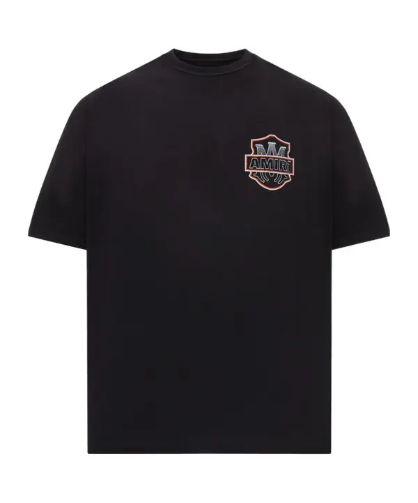 Amiri Crystal-embellished Logo-print T-shirt
