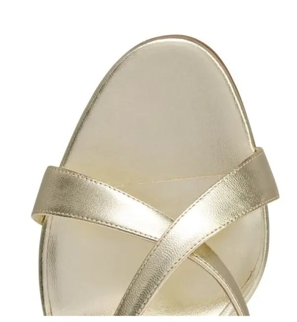 CHRISTIAN LOUBOUTIN Mulazee Cross Sandals - Platinum