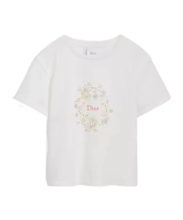 Dior Short-sleeved T-shirt With Logo - Ivory