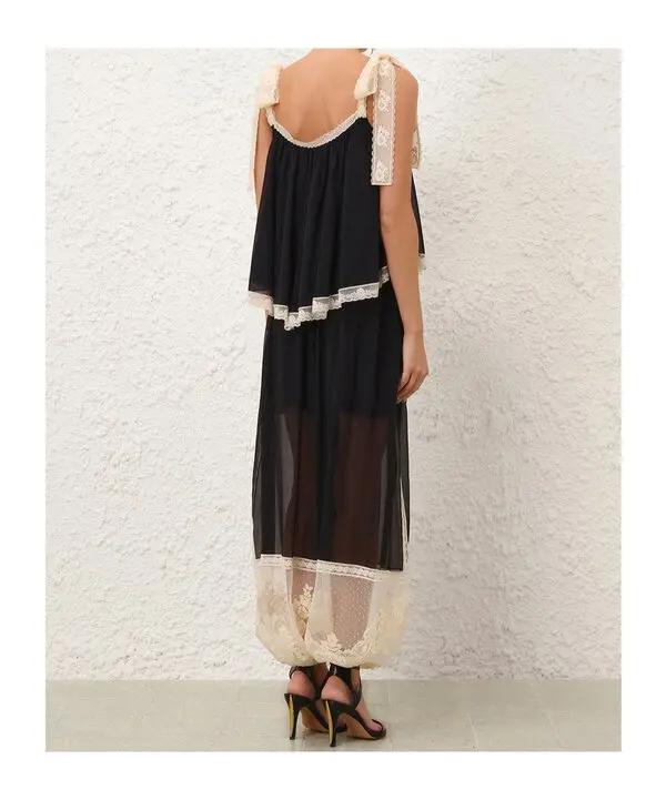 Zimmermann Roselight Lace Trim Top