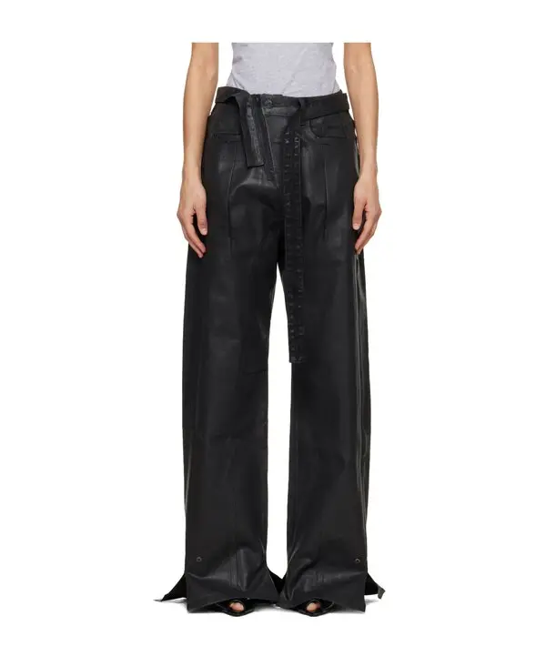 Ottolinger Pleated Jeans With Belted Waist