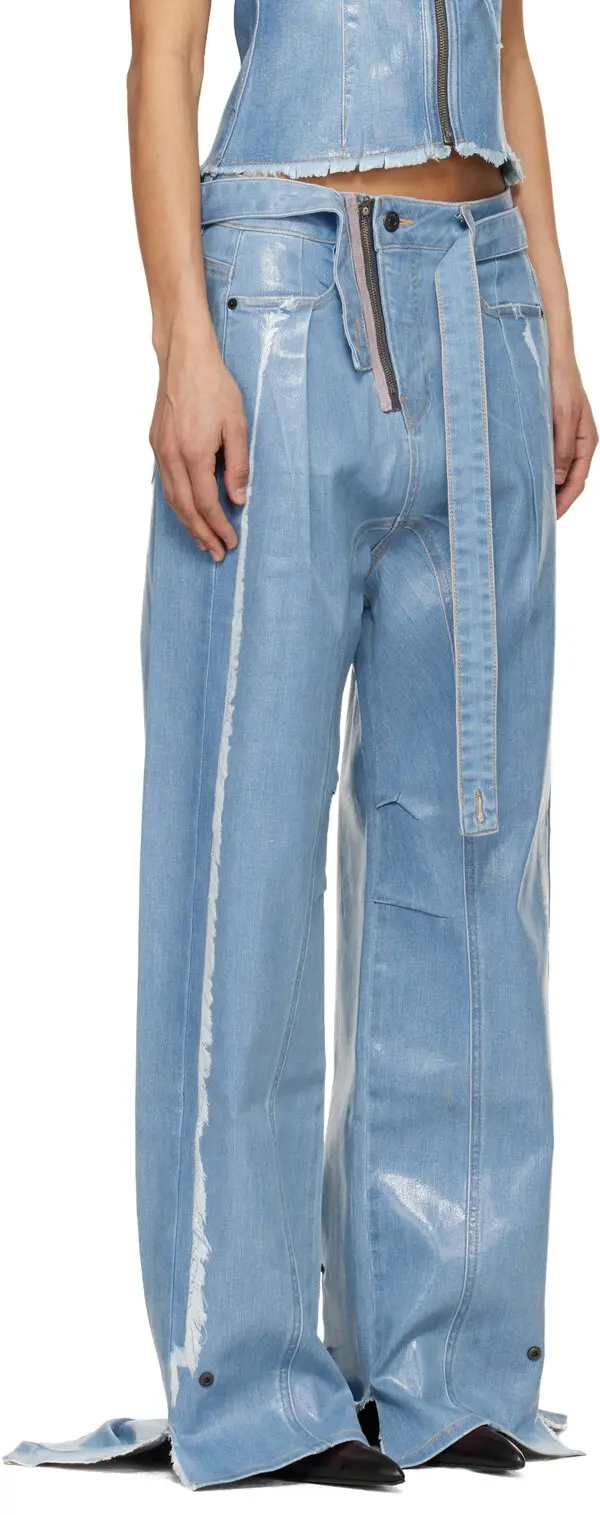 Ottolinger Pleated Belted Jeans