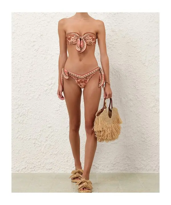Zimmermann Aster Scarf Tie Bikini Set