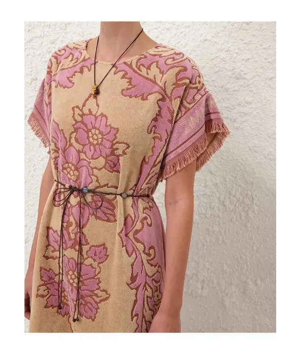 Zimmermann Aster Floral Jacquard Midi Dress