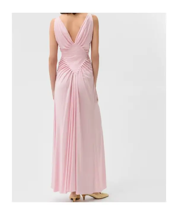 Versace Viscose-jersey Draped Gown