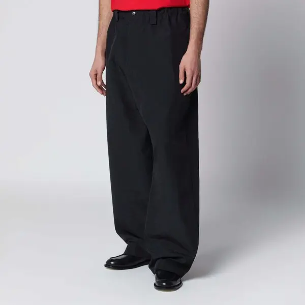 WILLY CHAVARRIA Wide Leg Trousers With Belt Loops